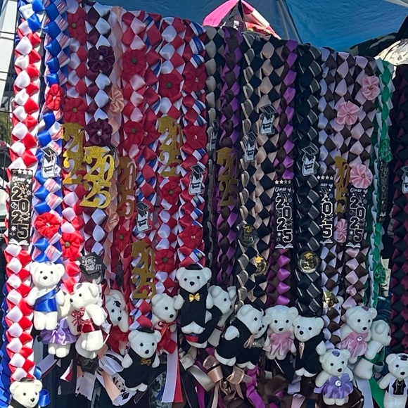 Accessories | Colorful Kids Ribbon Lei With Teddy Bear Charms Lazos De ...